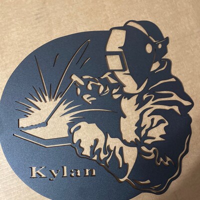 Customized Metal Welding Sign, Sign for Welder, Welder Sign ...
