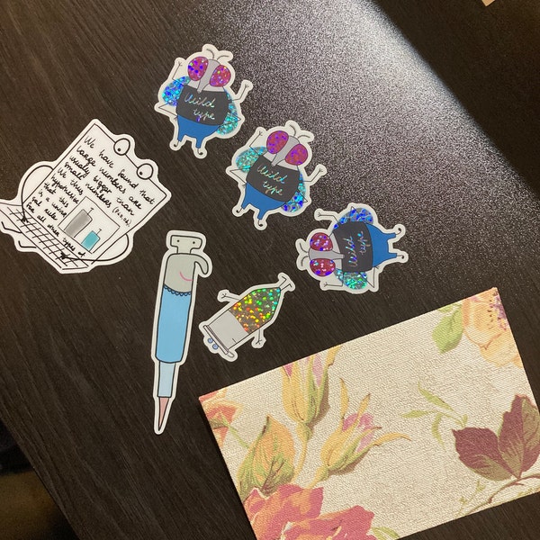 Green Fluorescent Protein (GFP) Sticker // Vinyl, Waterproof, and ...