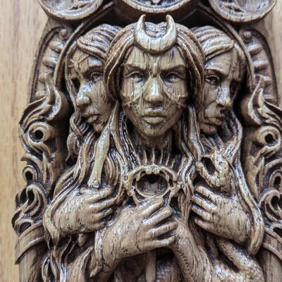 Hel, Norse Pagan Goddess Statue, for Asatru Altar Kit and Heathen ...