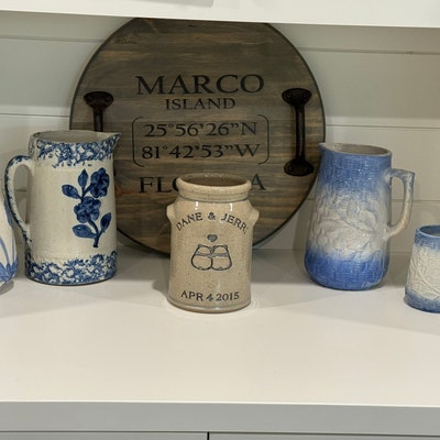 Personalized Wedding and Anniversary Pottery Gifts - Etsy