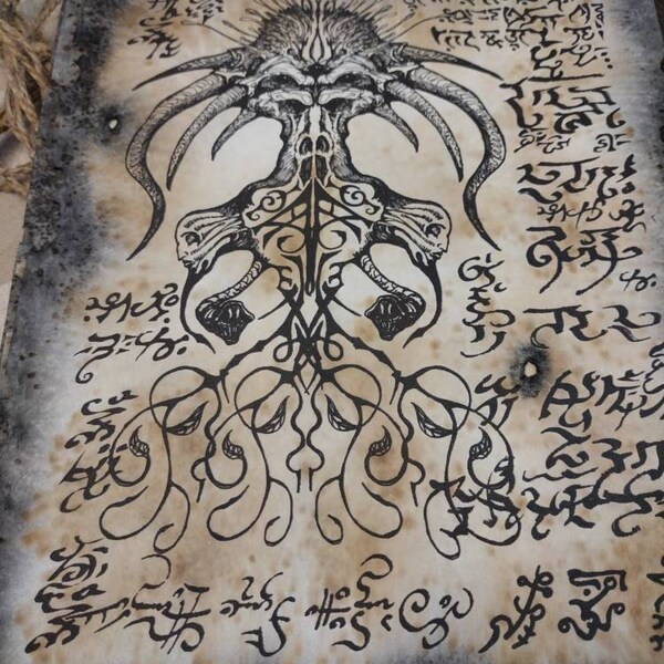 NECRONOMICON PAGES Instant Download Magic Seals and Occult Symbols ...