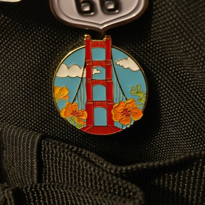 San Francisco Pin / SF California Pin / Golden Gate Bridge / - Etsy