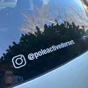 INSTAGRAM QUICK TAP Icon Vinyl Decal Sticker Only Social Media Car ...