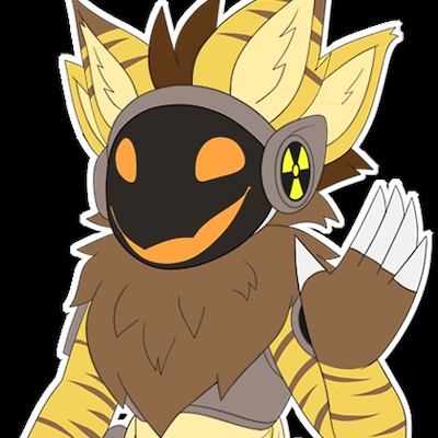 Digital Protogen Furry Lineart Bases for Telegram Stickers / Emojis ...