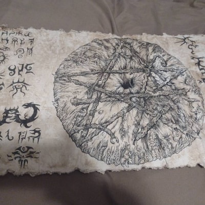 The Litany of Dagon Scroll Lovecraft Prop LARP Cthulhu - Etsy