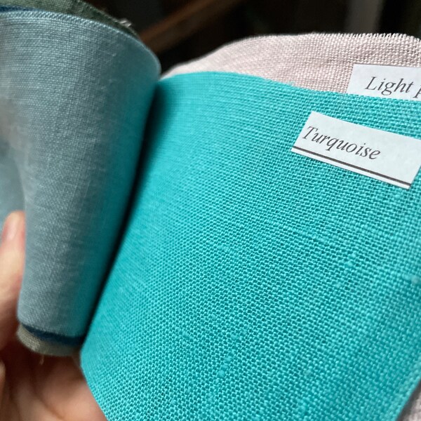 Linen Fabric Samples / Linen Swatches / Samples From Kingdom of Comfort ...