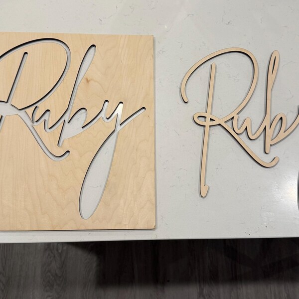 Custom Name Sign Personalized Wooden Name Sign for Nursery Wall Decor ...