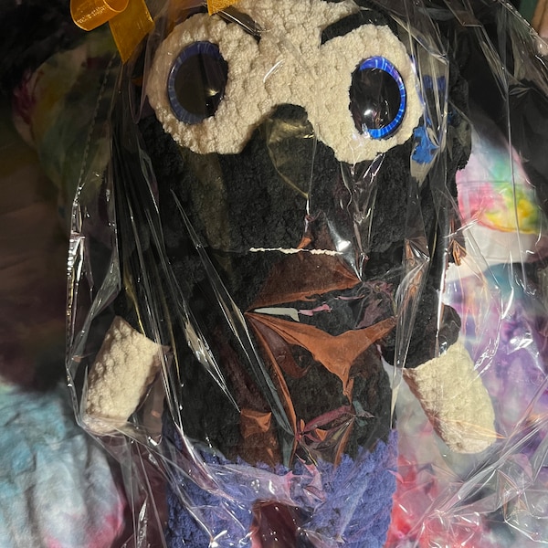 Grumpy Christmas Crochet Plushie Horror Movie Doll Spooky Stuffie - Etsy