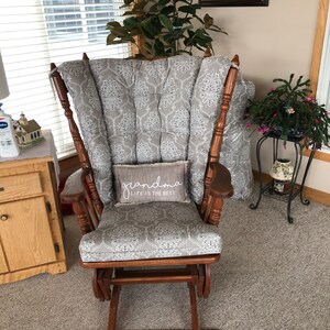 Wingback Rocker Replacement Cushions / 4 Post Rocker Cushions ...