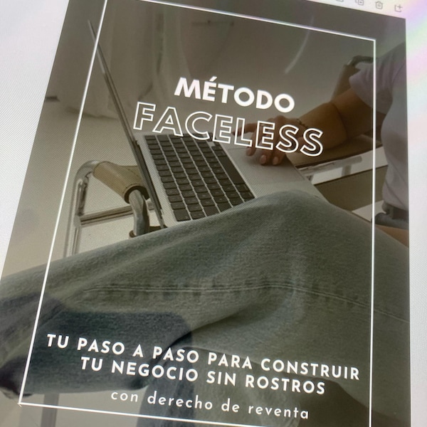 Pack De Guías Método Faceless En Español Con Derechos De Reventa MRR ...