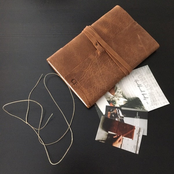 Personalized Leather Music Journal | Musicians Stave Notebook / Song ...