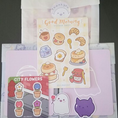 Good Morning Sticker Sheet Cute for Planners Bullet Journal Notebook or ...