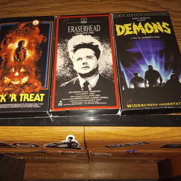 Custom Demons Demoni (1985) Playable in VCR VHS Nostalgic Art Piece ...