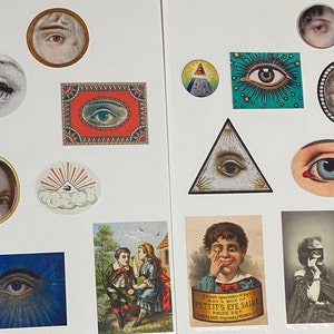 Printable Vintage Eyes for You Card Digital Eye Card - Etsy