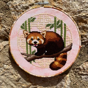 Art Nouveau Fox Fancy Fox Floral Arrangement Forest Cross Stitch Art ...