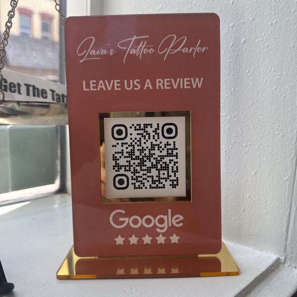 Virtual Tip Jar Sign - Mini QR Code Sign - Feeling Tipsy? - Frosted ...