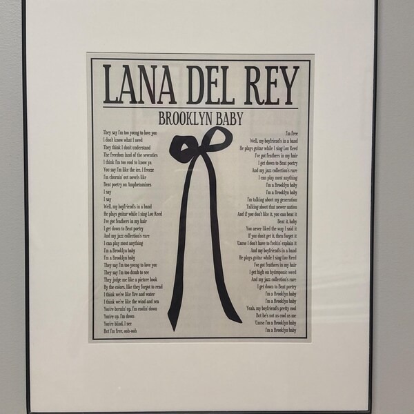 Personalized Song Poster, Custom Lyric Poster, Balletcore Wall Art ...