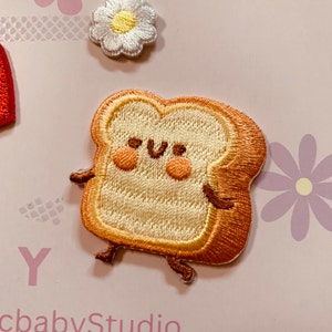 Bread Patch, Cute Patches, Self Adhesive Patch,iron on Patch, Diy ...