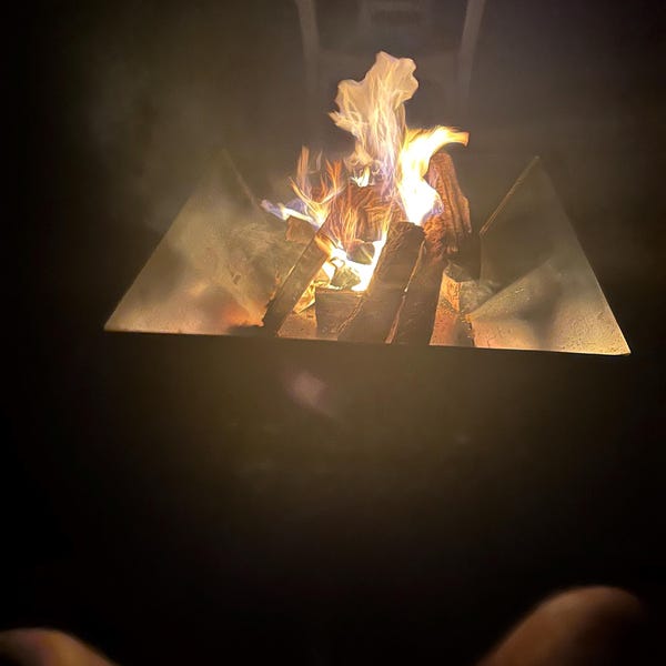 Rustic Raw Steel Fire Pit – Modern Welded Design, Outdoor Heating - Etsy