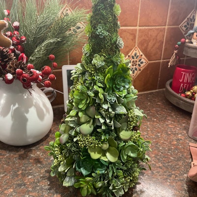 Chinoiserie Cone Tree, White and Blue Decor - Etsy