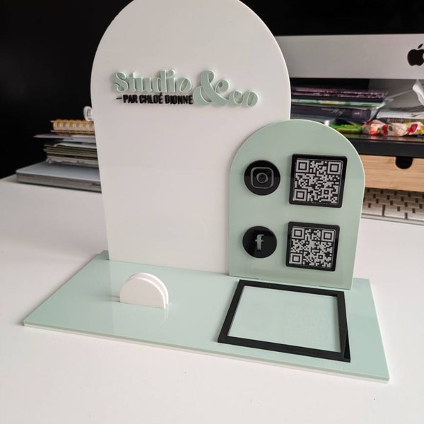 QR Code Sign, Social Media Sign for Vendor Markets, Scan to Pay ...