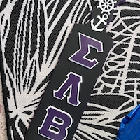 V2 Double Stacked Wooden Greek Alphabet Letter Word for Fraternity ...