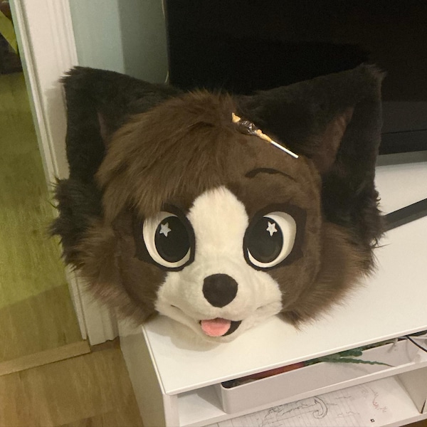 Anteater Fursuit Head-base With Movable Jaw and Eye Lids Furry High ...
