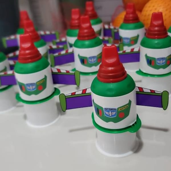 Buzz Pelon Pelo Rico Labels: Toy Story Candy Party Favors - Etsy