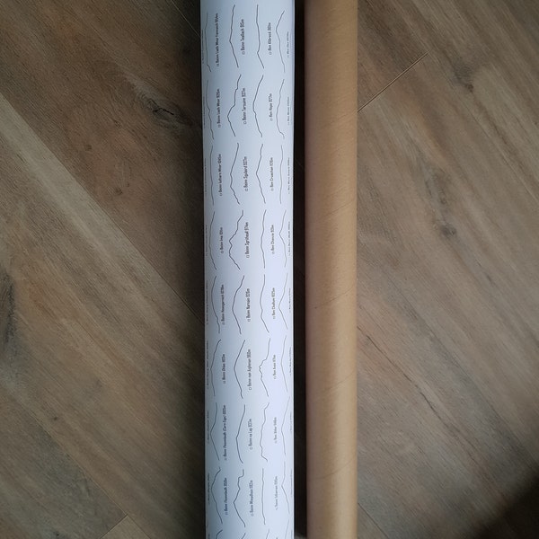 Wainwright Bagging-all Hills-tick-off Poster- Lakeland Fells -hills ...