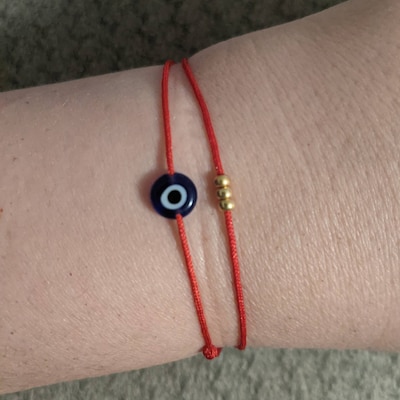 Gold Red String Bracelet, Red String Bracelet, Red String Protection ...