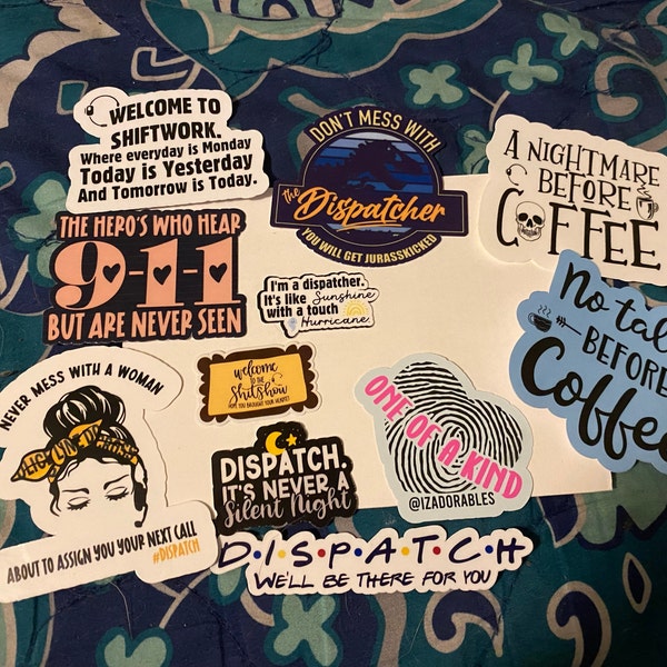 Forensic - Identification - Police 6 Pack of Stickers! - Etsy