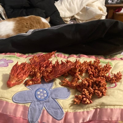 Mizu Element Dragon 3d Printed Articulated Dragon - Etsy