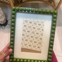 Wooden Hand Painted Bobbin Bobble Photo Frame - Etsy Canada