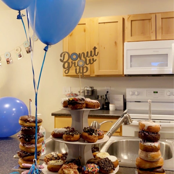 Donut "one" Cake Topper, Donut 1st Birthday, Smash Cake, Donut Party ...