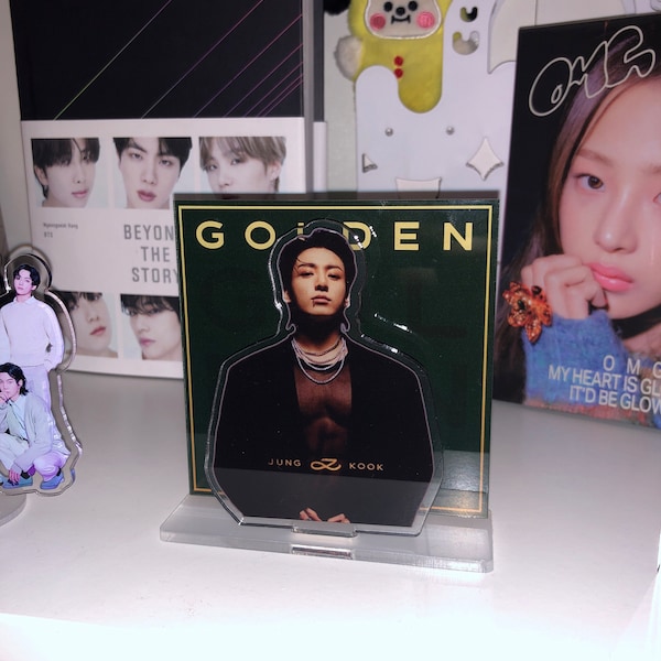 Jungkook "golden" Acrylic Standee Set - Etsy