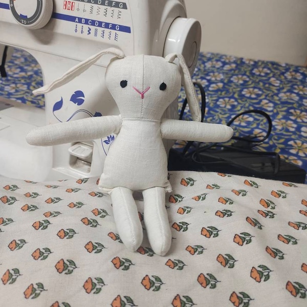 Baby Bunny Sewing Pattern PDF - Make an Easter Bunny Doll / Stuffed ...