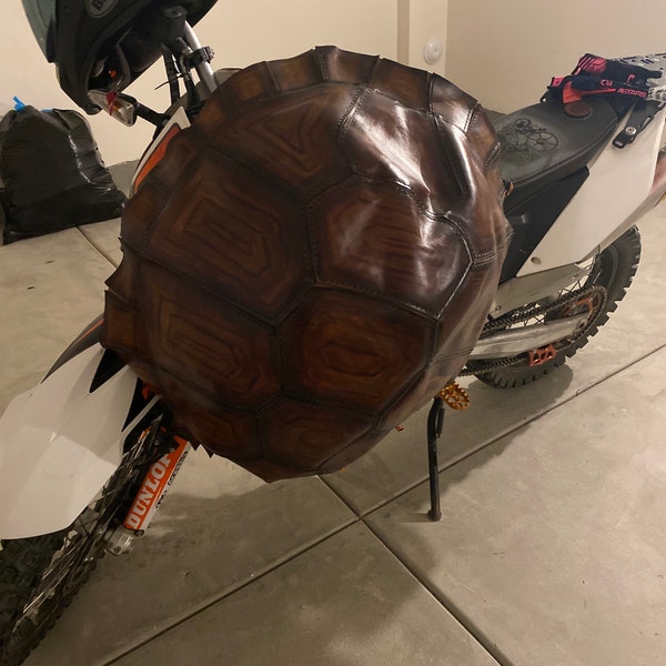 XL Extra Large Leather Turtle Tortoise Backpack Bag Purse - Etsy