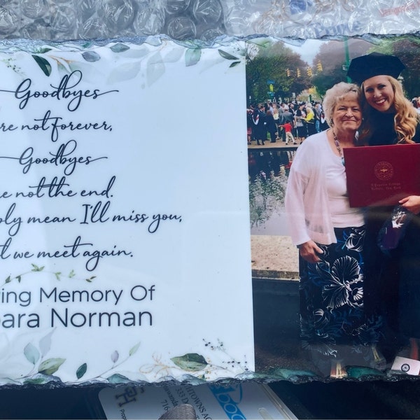 Goodbyes Are Not Forever Memorial Gift, in Loving Memory Gift ...