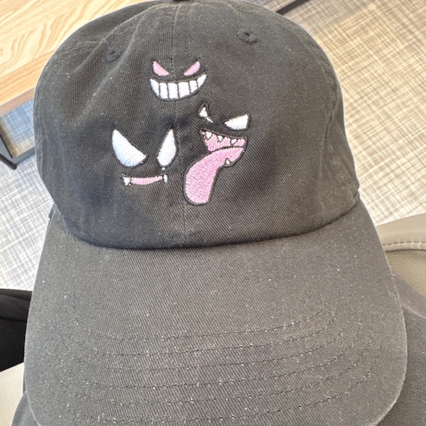 Ghost Type 90s Anime Embroidered Beanie - Etsy