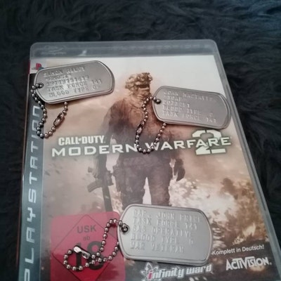 Simon 'GHOST' Riley US Military Dog TAGS Detailed Replica Collector ...