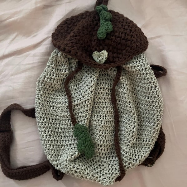 Acorn Backpack, Foraging Bag, Forest Fashion, Fantasy, Cosplay, Nature ...