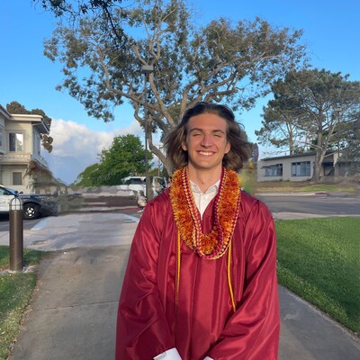 Hawaii 2 Color Satin Ribbon Lei, Graduation Lei, Senior Lei, Class of ...