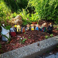 2x4-4.5 Gnome Girl Figurine - Etsy