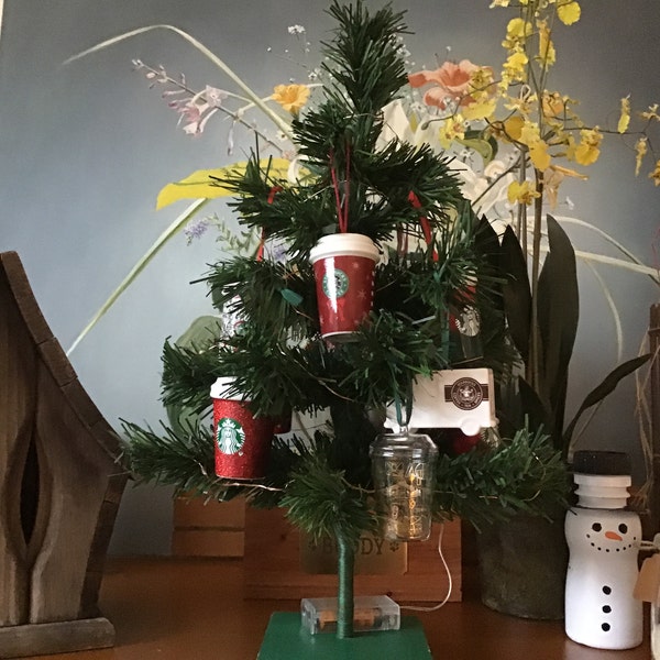 18 Silver Tinsel Christmas Tree Table-top Centerpiece Tree 18 Retro ...