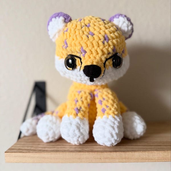 Amigurumi Cheetah Pattern, Crochet Cheetah, PDF Pattern, Cheetah Plush ...