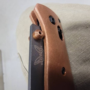 Shipwrecked Patina Spyderco Smock Copper Scales KNIFE NOT INCLUDED ...