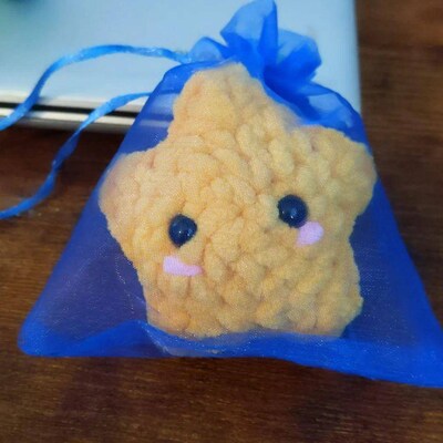 Star Squishy Cute Handmade Super Soft Velvet Crochet Star / - Etsy