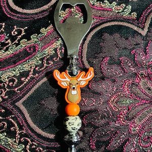 Orange Buck Focal Beads and Camouflage 15mm Silicone Bead Mix ...