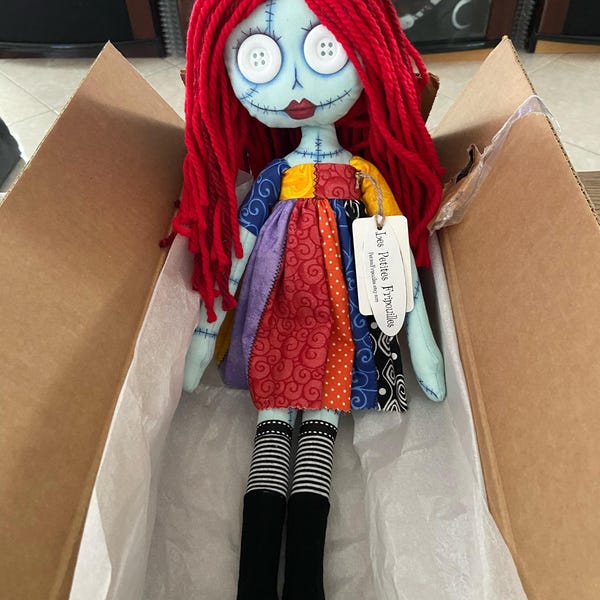 BILLIE OOAK Rag Doll 19 Inspired by BEETLEJUICE Movie by Tim Burton ...