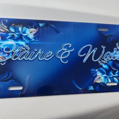 American Flag Custom License Plate Custom Car Tag Personalized License ...